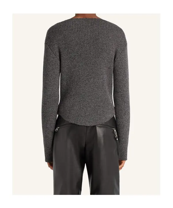 COURREGES Ribbed-knit Sweater