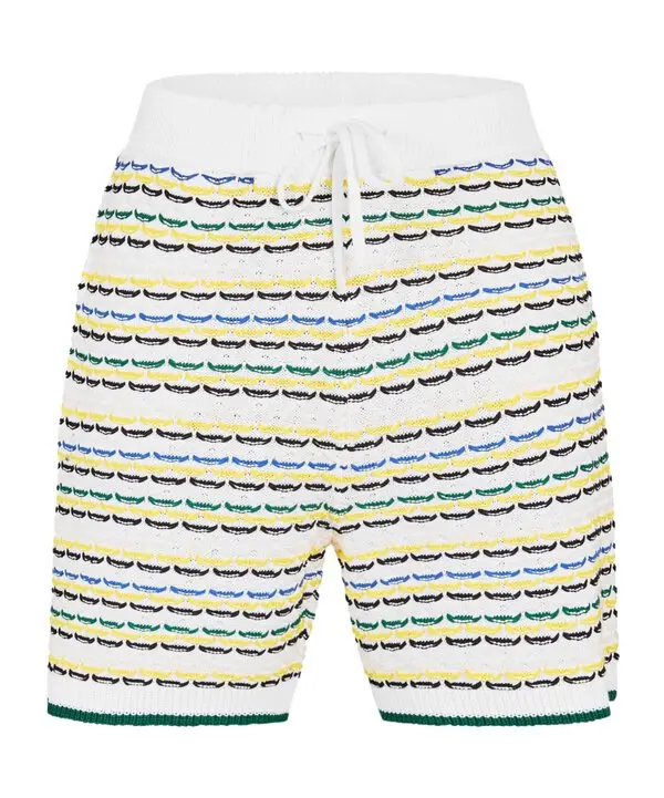 Casablanca Logo Patch Shorts
