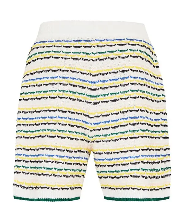 Casablanca Logo Patch Shorts