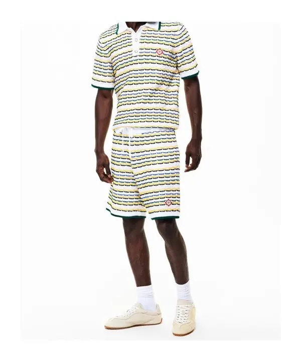 Casablanca Logo Patch Shorts