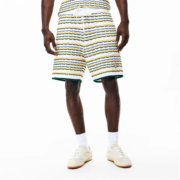 Casablanca Logo Patch Shorts
