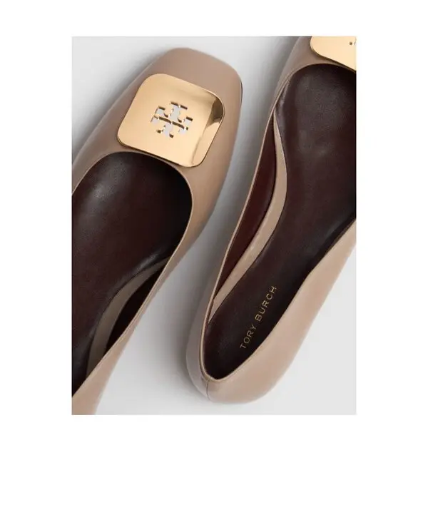 Tory Burch Square-toed Ballet Flats