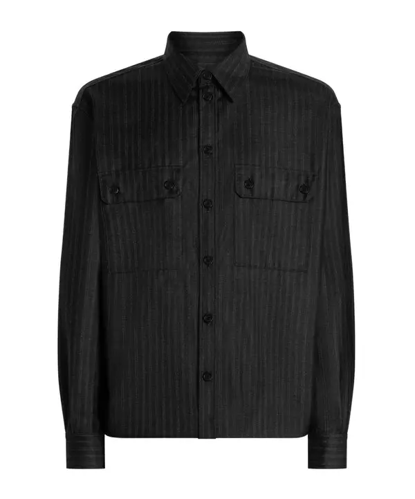 Dolce & Gabbana Striped Pocket Shirt