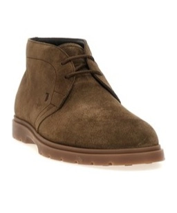 TOD'S Round Toe Lace-up Ankle Boots