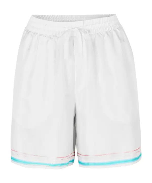 Casablanca Elastic Drawstring Logo Pattern Shorts