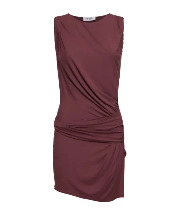 Attico Draped Sleeveless Dress