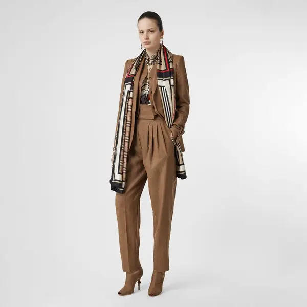 Burberry Check Printed Scarf