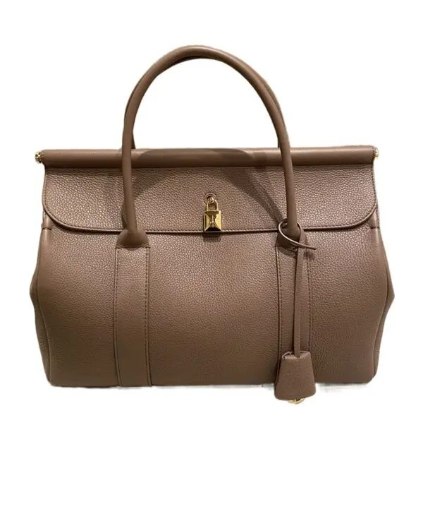 Loro Piana Logo Details Handbag - Fossil