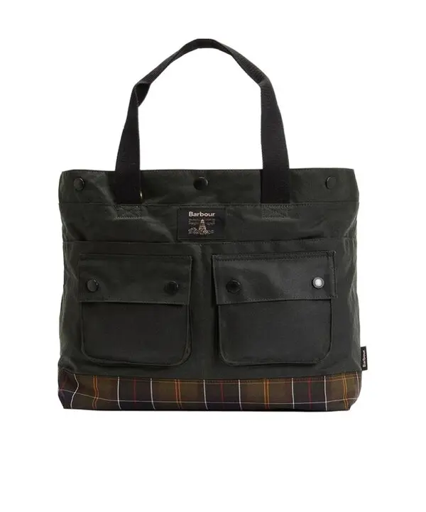 Barbour Waxed Tote Bag