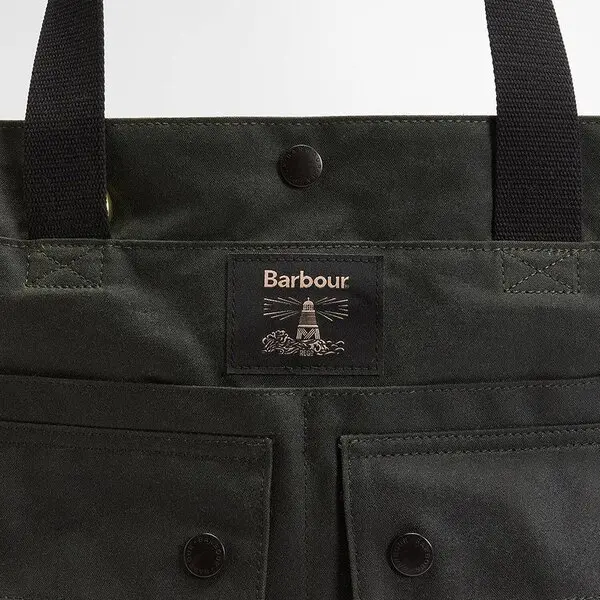 Barbour Waxed Tote Bag