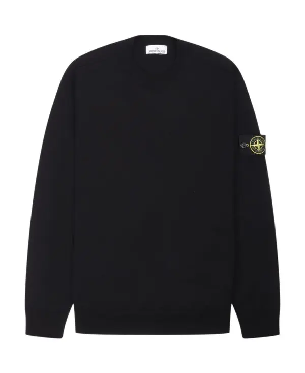 Stone Island Logo Patch Crewneck Jumper