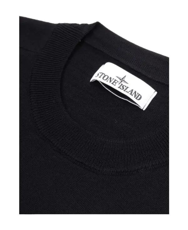 Stone Island Logo Patch Crewneck Jumper