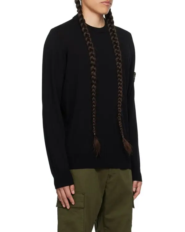 Stone Island Logo Patch Crewneck Jumper