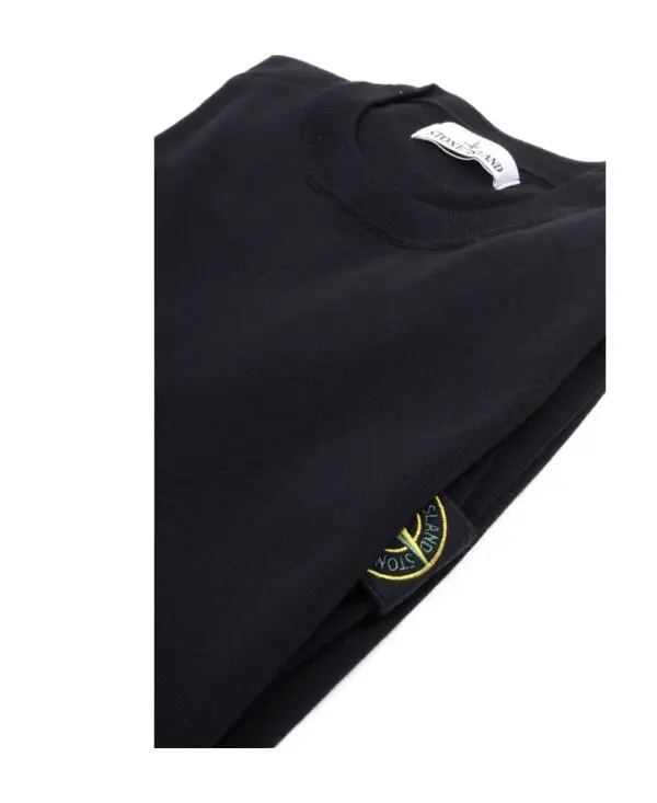 Stone Island Logo Patch Crewneck Jumper