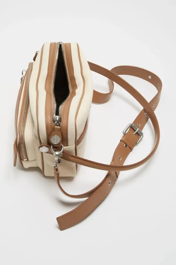Acne Studios Camera Party Canvas Bag - Nude