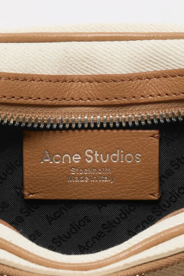Acne Studios Camera Party Canvas Bag - Nude
