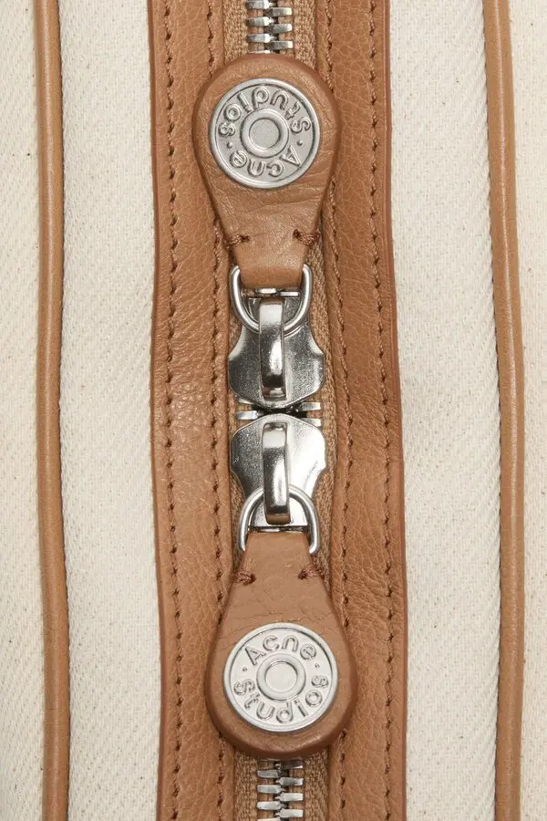 Acne Studios Camera Party Canvas Bag - Nude