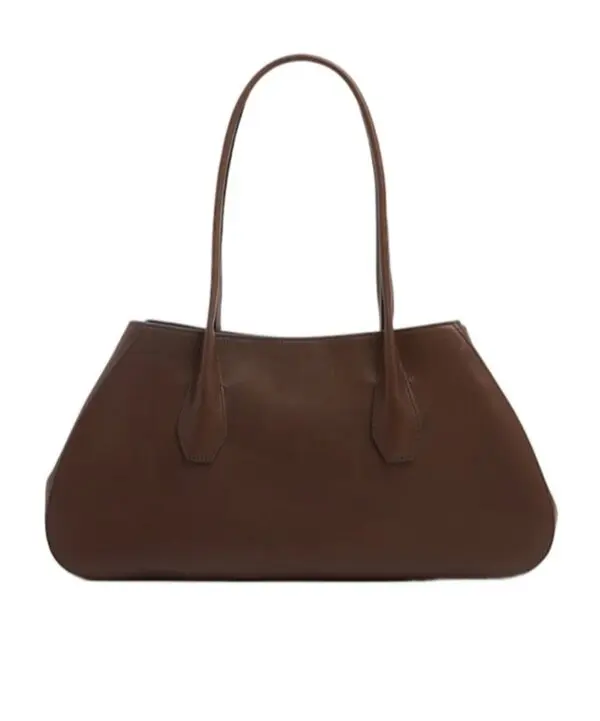 THE ROW Alger Saddle Leather Shoulder Bag