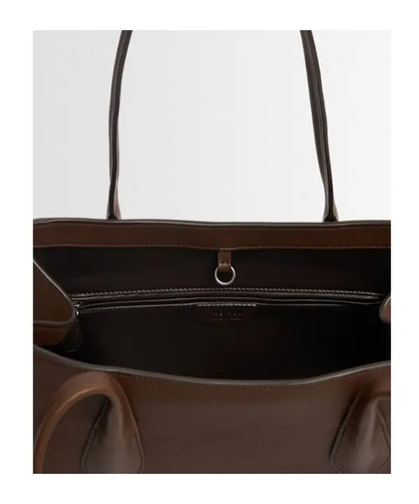 THE ROW Alger Saddle Leather Shoulder Bag
