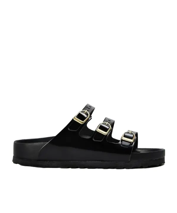BIRKENSTOCK Logo Flat Sandals With Adjustable Buckles