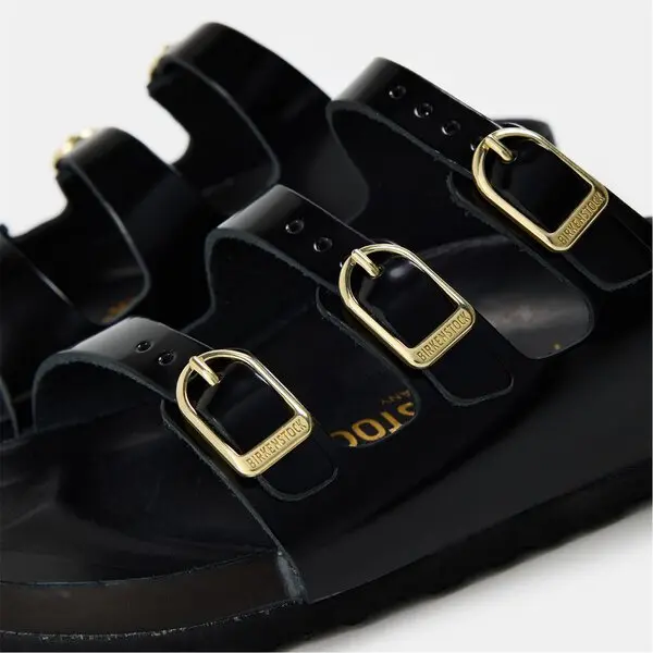 BIRKENSTOCK Logo Flat Sandals With Adjustable Buckles