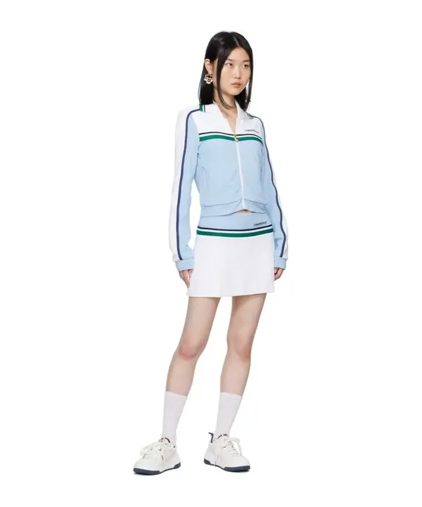 Casablanca Contrast Lapel Zip-up Jacket
