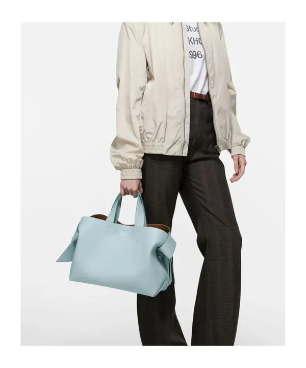Acne Studios Musubi Leather Tote - Green