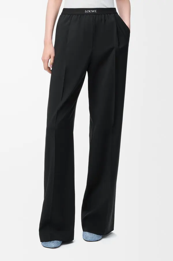 Loewe Logo Jacquard Waistband Trousers