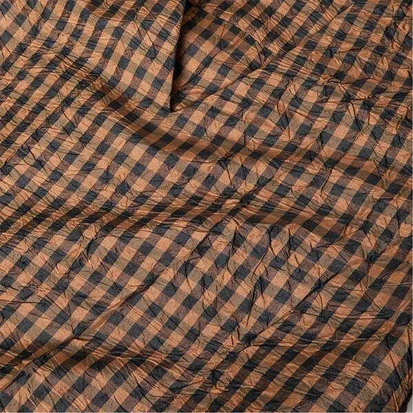 GANNI Plaid Short-sleeved Dress