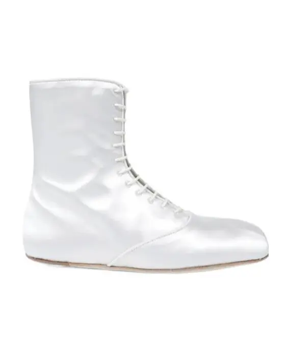 ANN DEMEULEMEESTER Lace-up Satin Boots