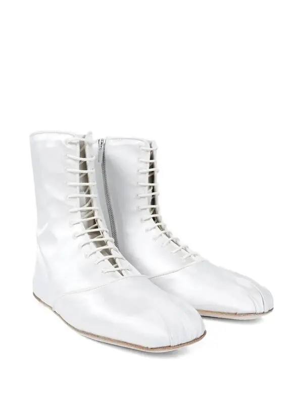 ANN DEMEULEMEESTER Lace-up Satin Boots