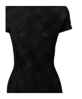 JEAN PAUL GAULTIER Plaid Short-sleeve Midi Dress