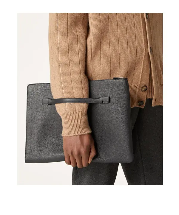 Loro Piana Zippered Briefcase