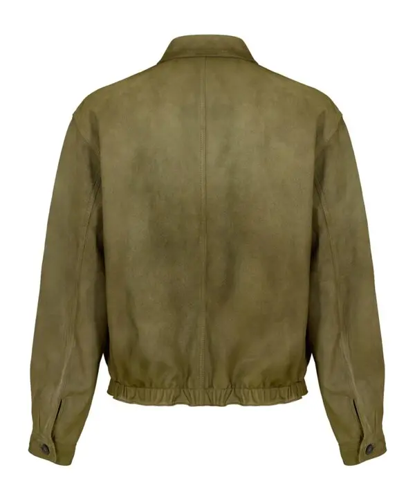 Prada Zippered Leather Jacket