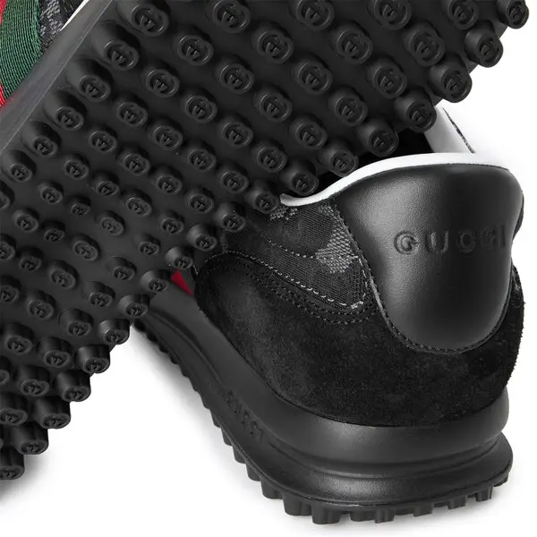 Gucci Gg Monogram Lace-up Sneakers