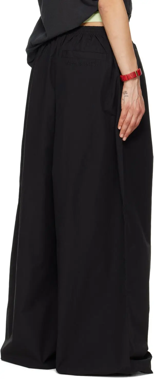 Acne Studios Relaxed Fit Wide Leg Trousers