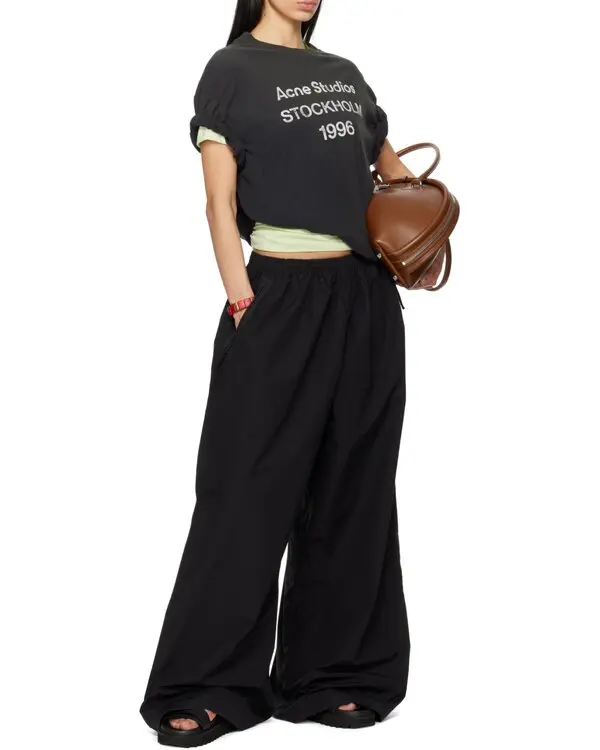Acne Studios Relaxed Fit Wide Leg Trousers