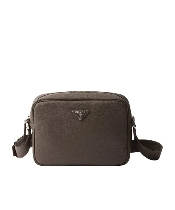 Prada Textured Leather Crossbody Bag