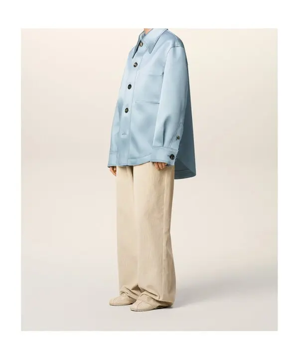 AMI Paris Satin Buttoned Jacket