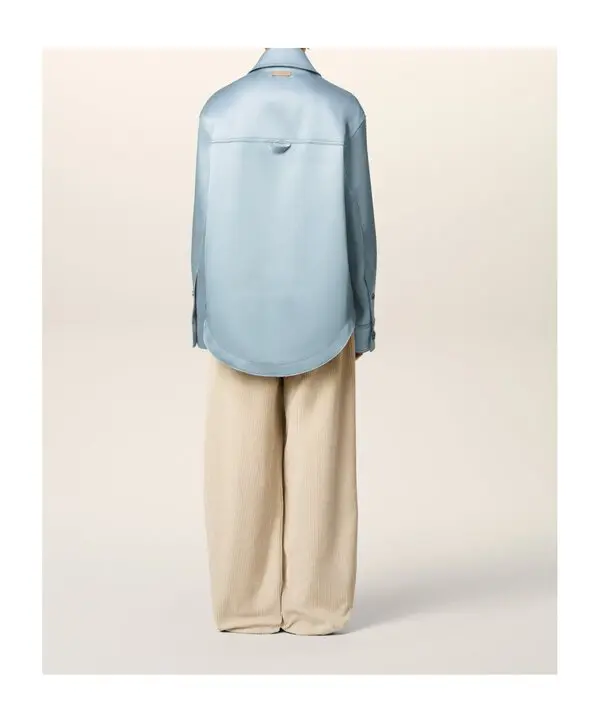 AMI Paris Satin Buttoned Jacket