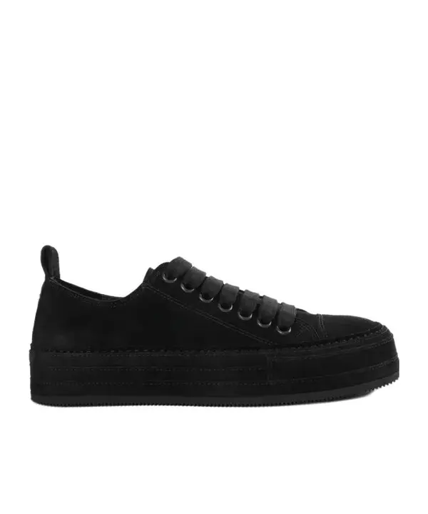 ANN DEMEULEMEESTER Suede Lace-up Sneakers