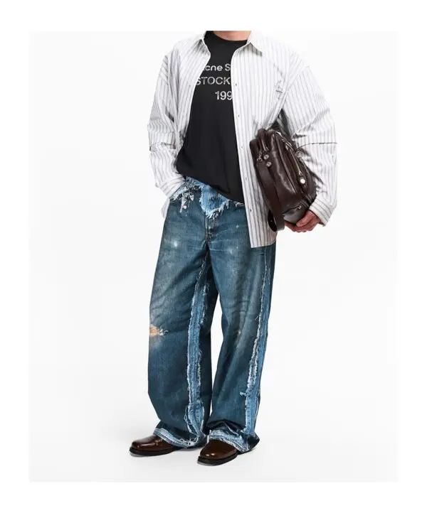 Acne Studios Trompe L'oeil Jeans