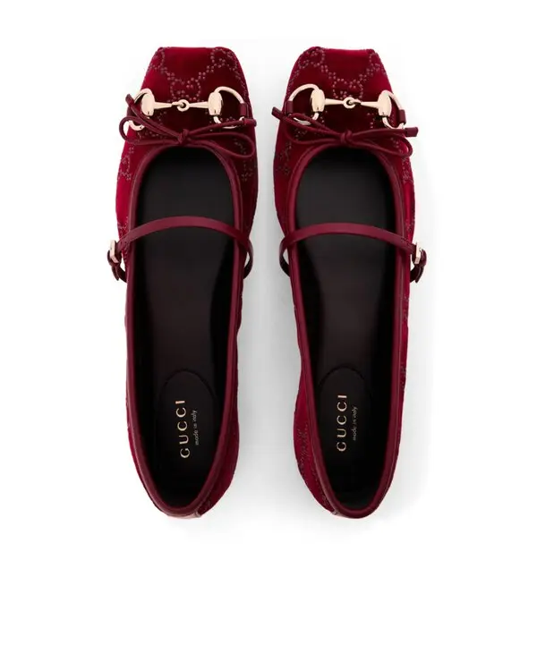 Gucci Horsebit Ballet Flats - Brown