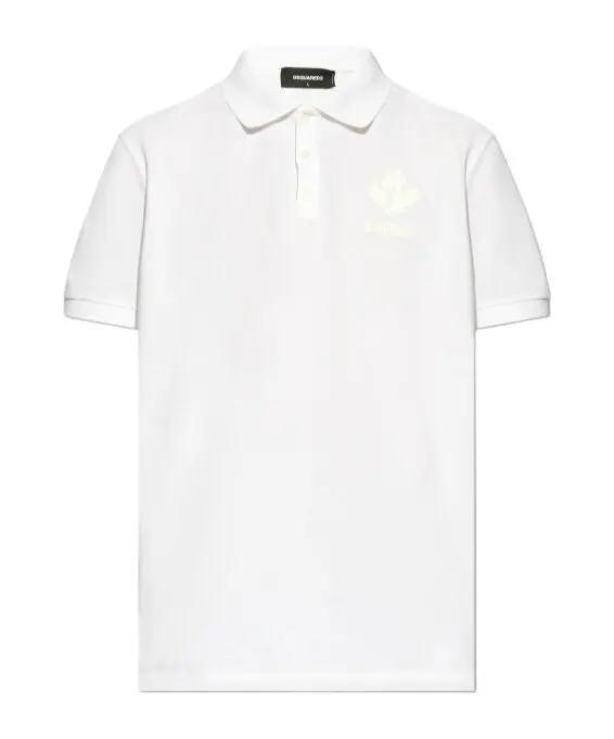Dsquared2 Raised-logo Short-sleeved Polo Shirt
