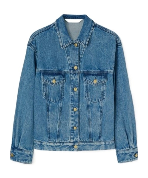 Palm Angels Embroidered Denim Jacket