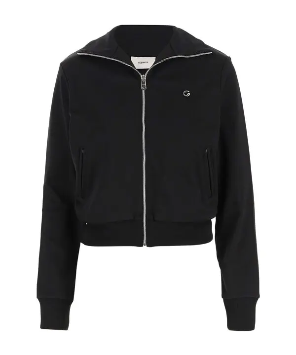 Coperni Logo Plaque Zip-up Sweatshirt