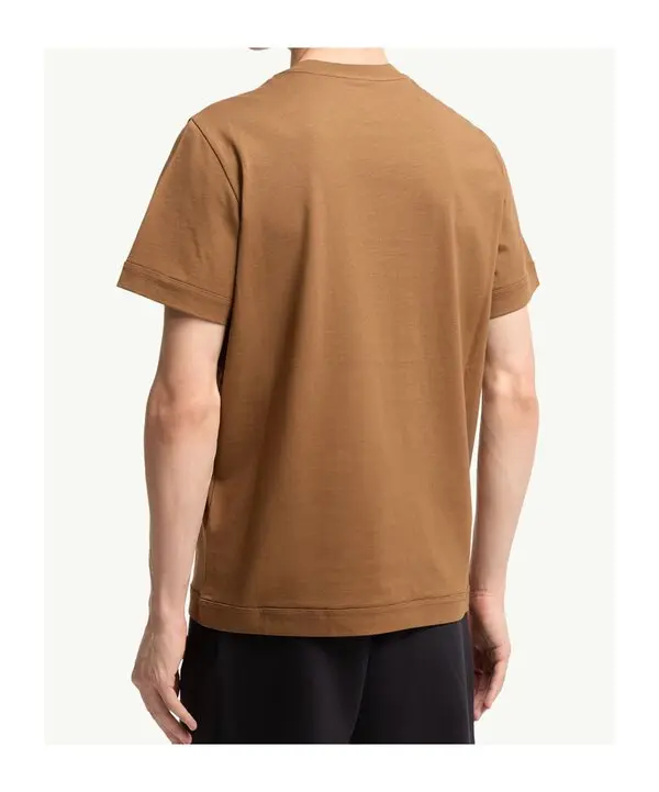Moncler Double Leather Logo Cotton T-shirt