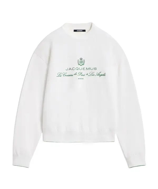Jacquemus The Venice Logo Embroidered Sweatshirt