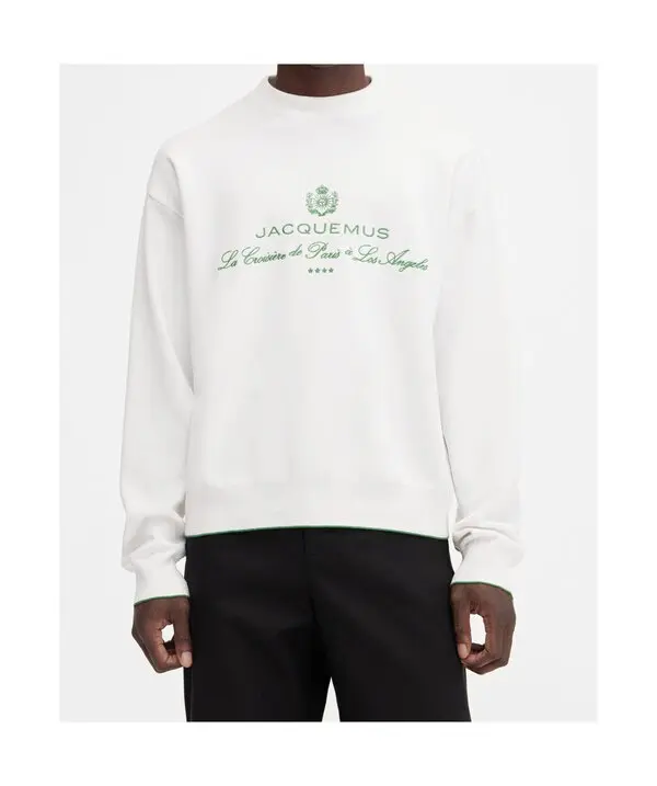 Jacquemus The Venice Logo Embroidered Sweatshirt