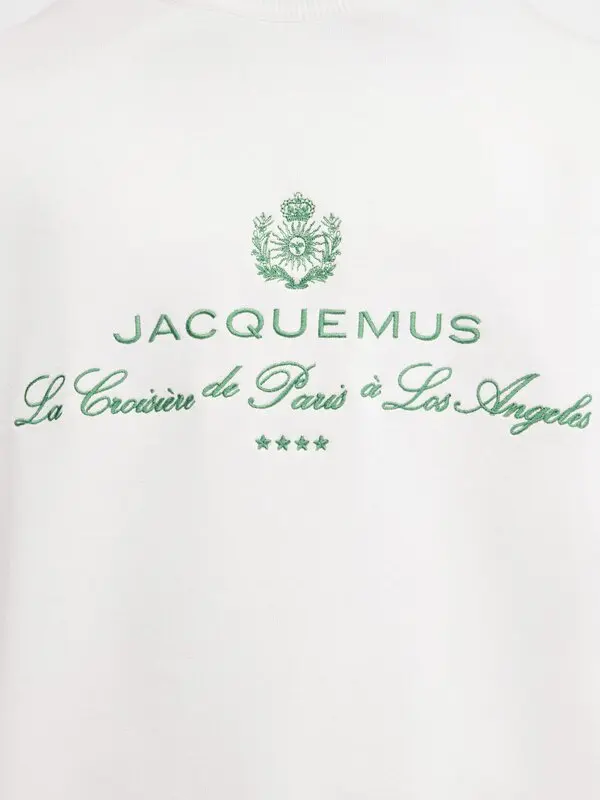 Jacquemus The Venice Logo Embroidered Sweatshirt